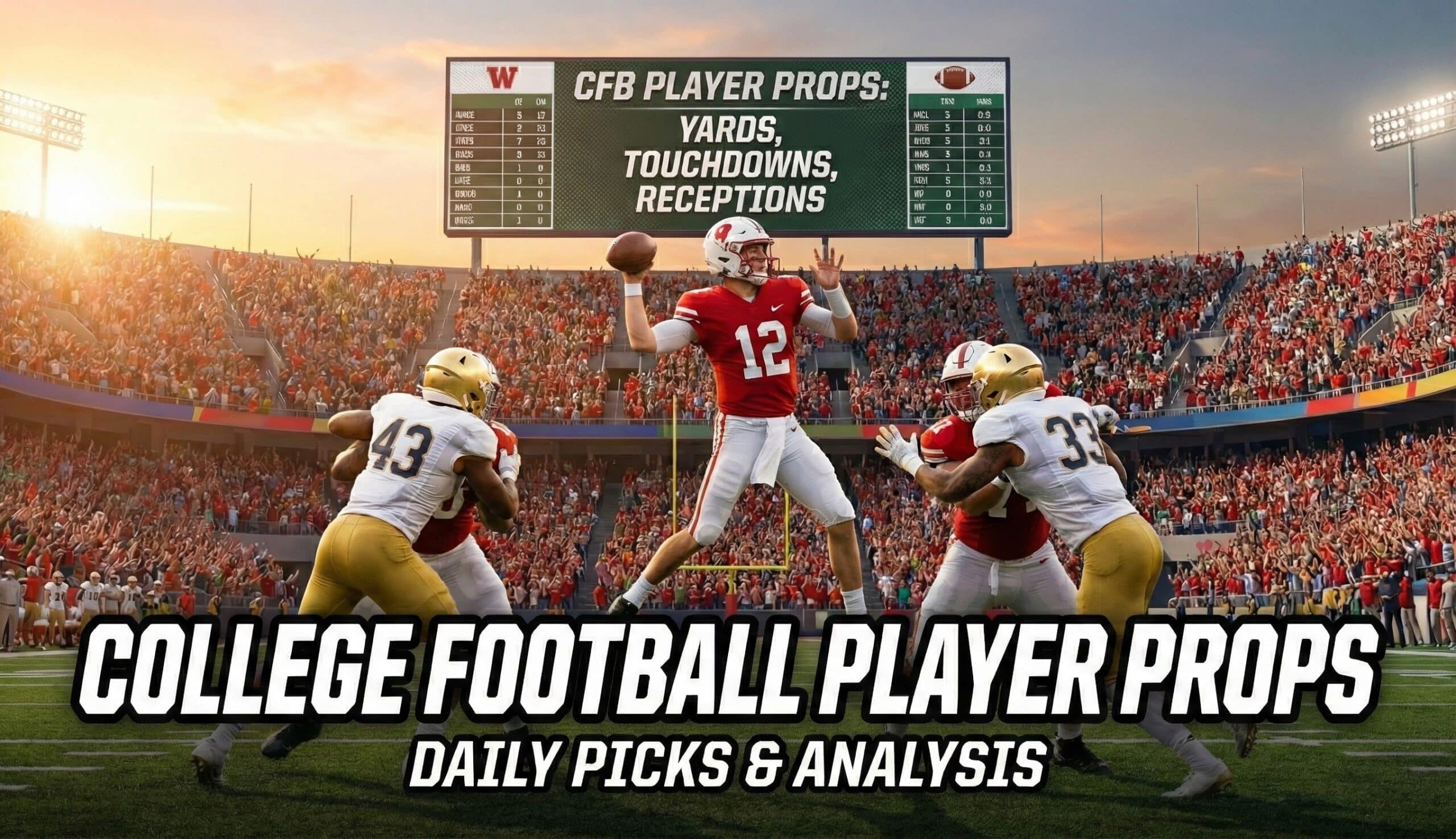 CLEATZ - CFB Playoffs Props Data, Public Bets + NFL Week 18