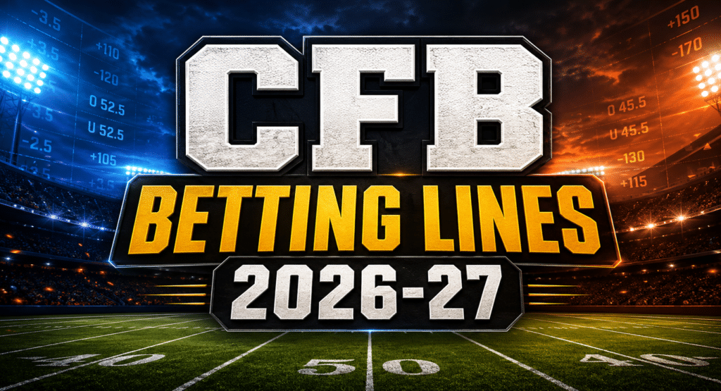 College Football Lines Week 0 & Week 1 2026