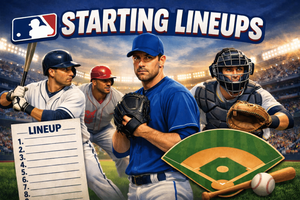 MLB Starting Lineups Today - CLEATZ
