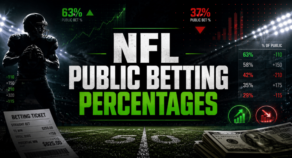 NFL Public Betting Percentages: Money Handle & Consensus Picks - CLEATZ